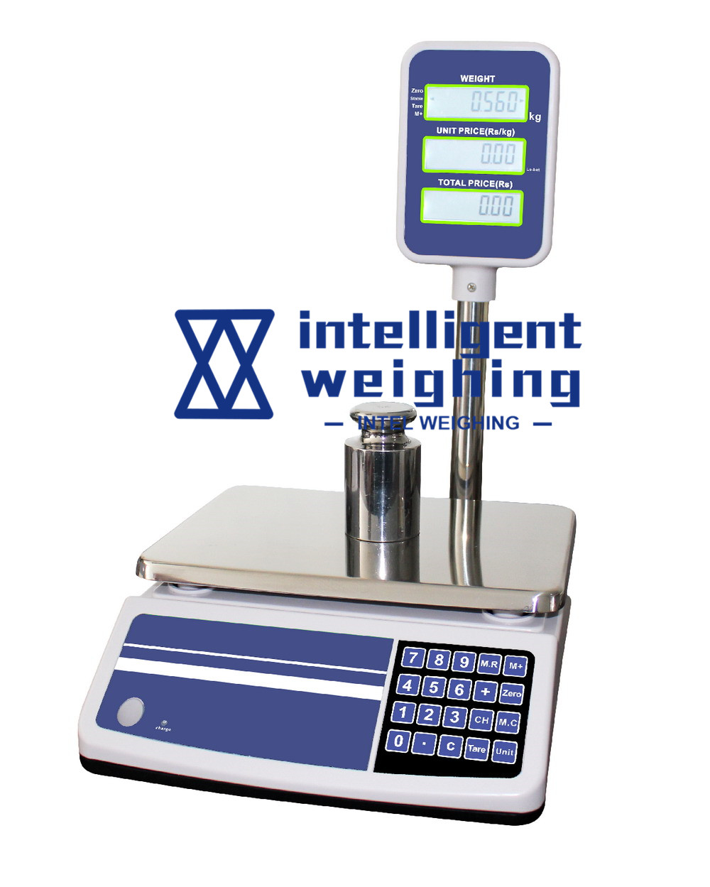price computing scale with pole